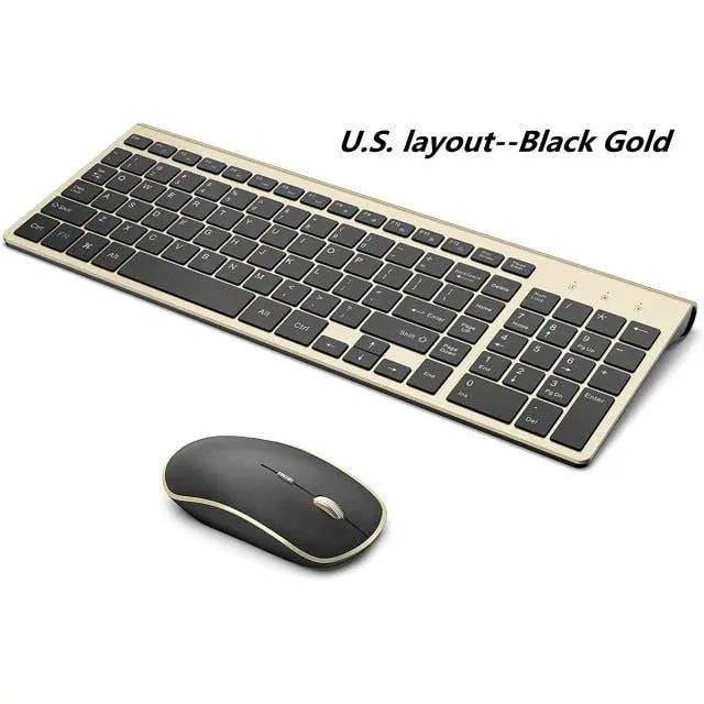 Ultra Thin Portable Wireless Keyboard And Mouse Combo Gamer Tech