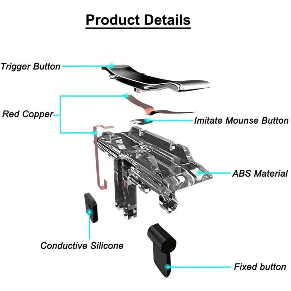 Mobile Game Controller Trigger for PUBG, Fortnite, Call of Duty ...