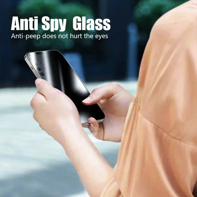 Anti-Spy Privacy Screen Protector for iPhone 15, 14, 13, 12, 11, SE ...