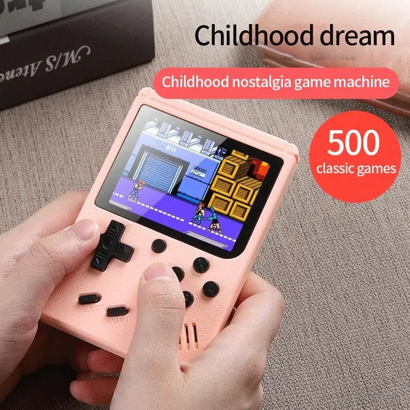 Retro Portable Mini Handheld Video Game Console - 500 Built-in Games ...