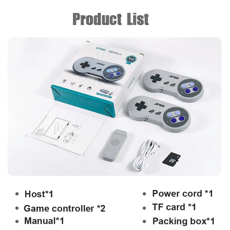 2.4G Wireless Retro Game Console - 4700+ Classic Games | HDMI ...