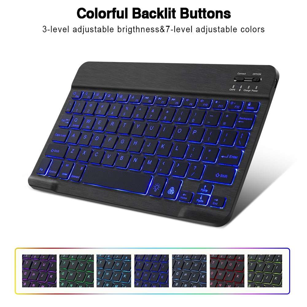 Small RGB Bluetooth Keyboard and Mouse Combo – Gamer Tech