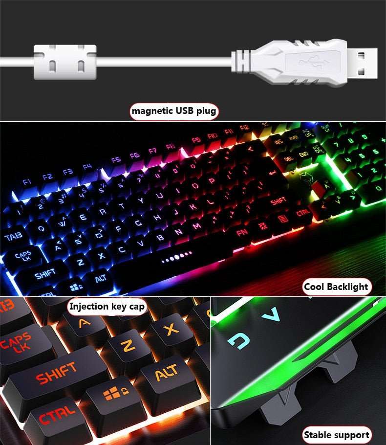 Gaming Keyboard w/ Phone holder and Mouse Pair – Gamer Tech