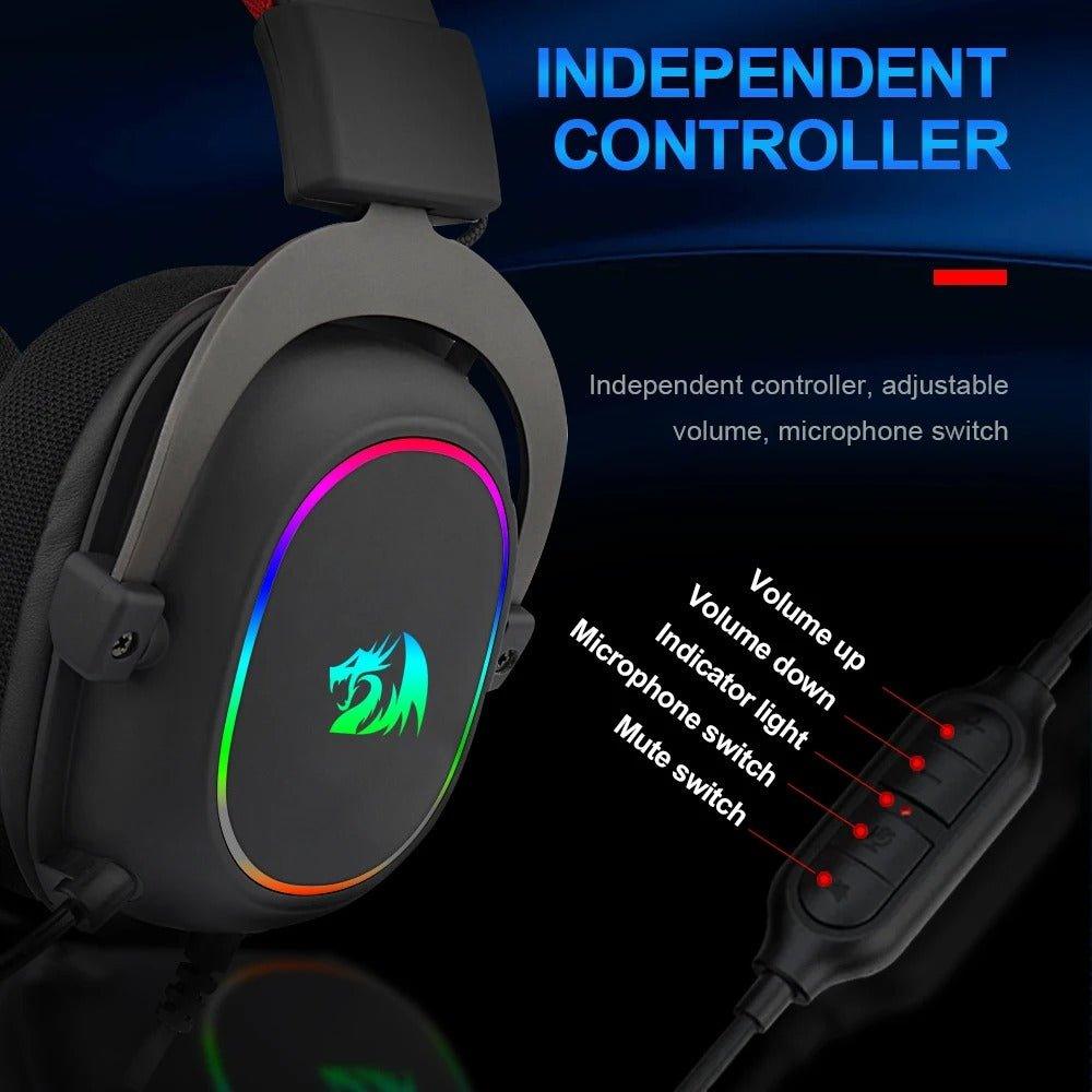 REDRAGON ZEUS X H510 Wired Gaming Headset 7.1 Surround sound – Gamer Tech