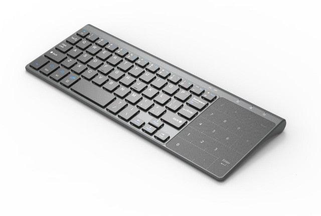 Slim Wireless Keyboard with Touchpad Mouse – Gamer Tech