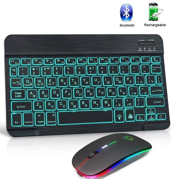 Small RGB Bluetooth Keyboard and Mouse Combo – Gamer Tech