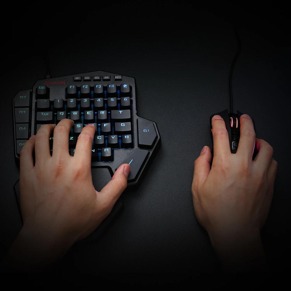 Redragon DITI K585 One-handed RGB 42 Keys Gaming Keyboard – Gamer Tech